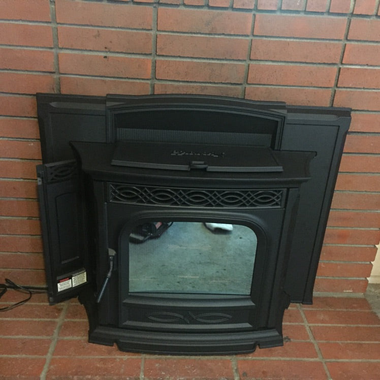 Cast Iron Pellet Insert – Custom Fireside