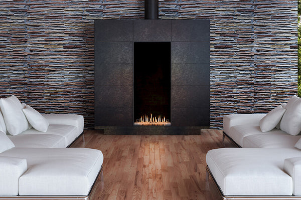 Modern Passage Fireplace – Custom Fireside